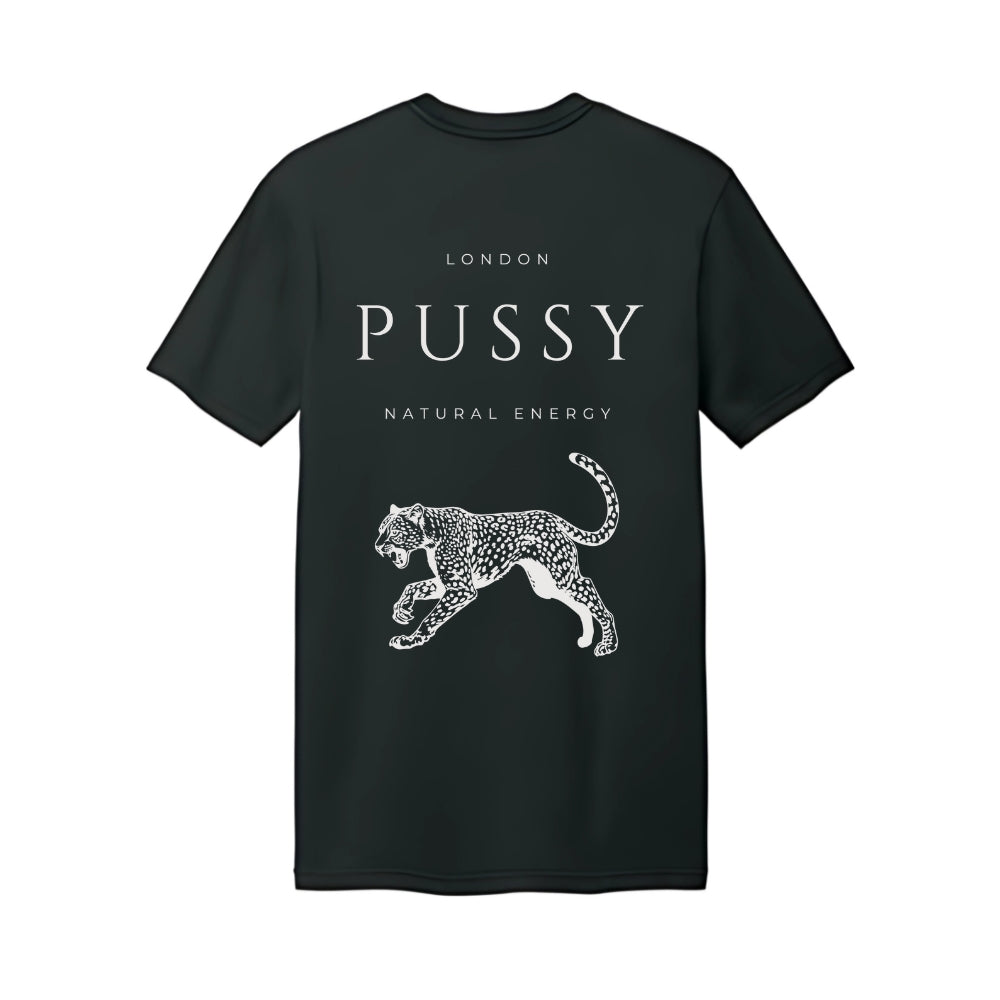 Premium Collection Big Cat Tee Black Pussy Natural Energy